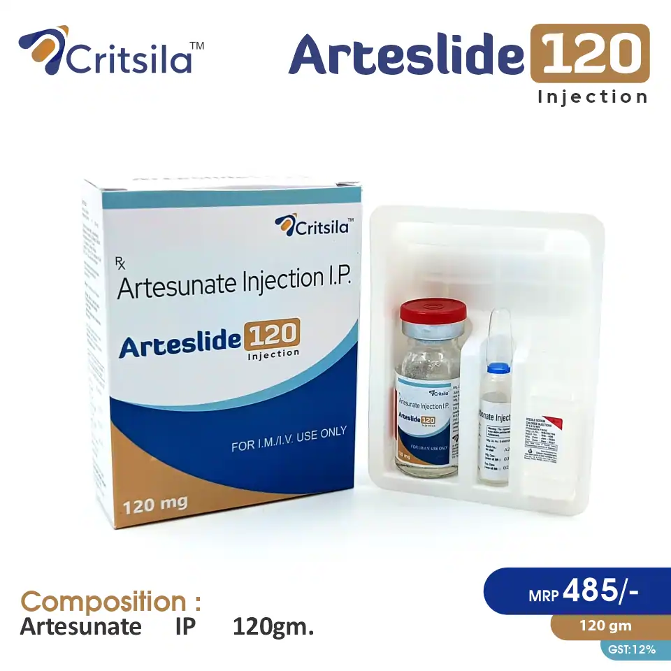 Arteslide 120 Injection (Artesunate 120mg)