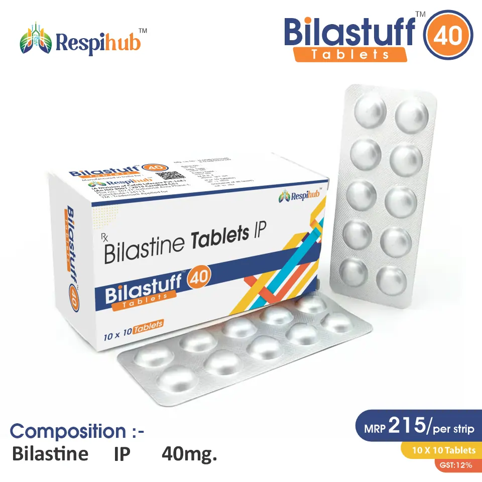 Bilastuff 40 Tablet (Bilastine 40mg)