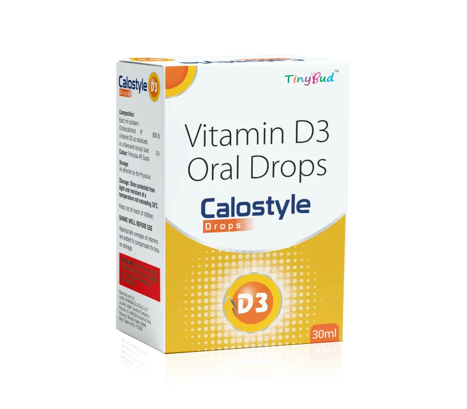 Calcium Carbonate (1250mg) + Vitamin D3 (250 IU) – Calostyle CD3 Tablet
