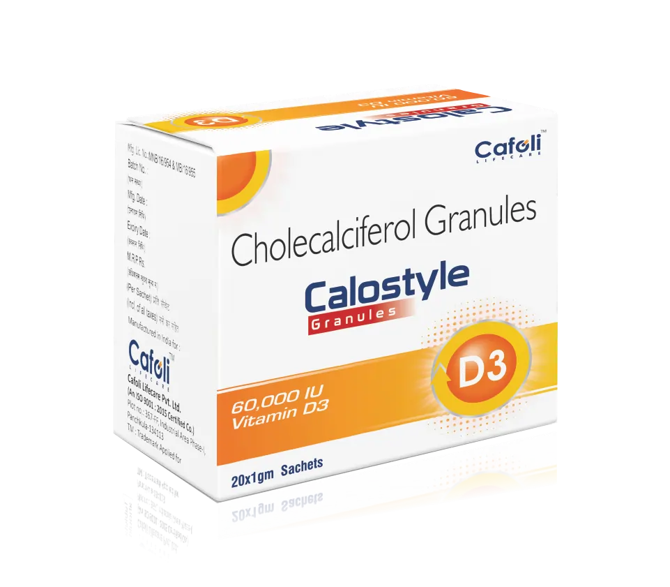 Calostyle D3 Sachet (Cholecalciferol 60k IU Sachet)