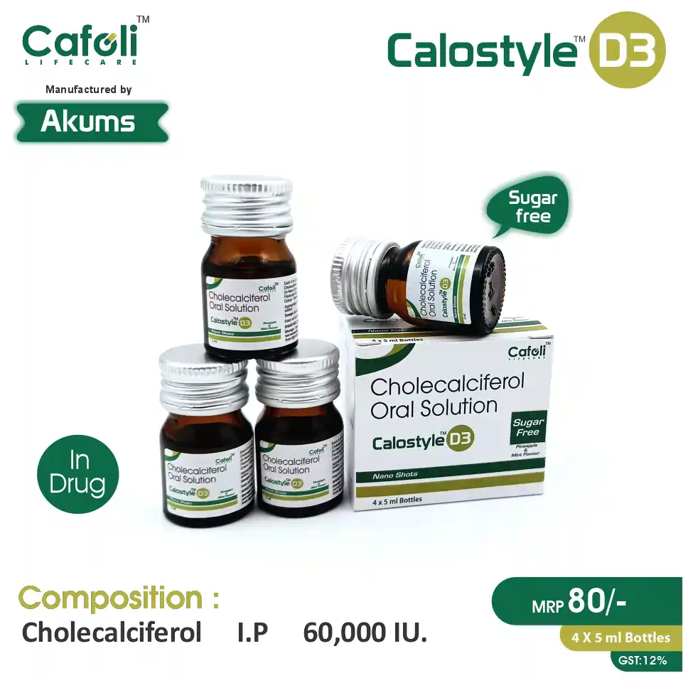 Calostyle D3 Nano Shots (Vitamin D3 60000IU)