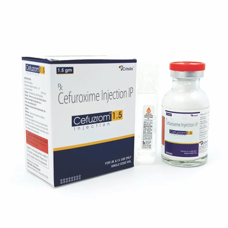 Cefuzrom 1.5 Injection (Cefuroxime 1.5gm/1500mg)