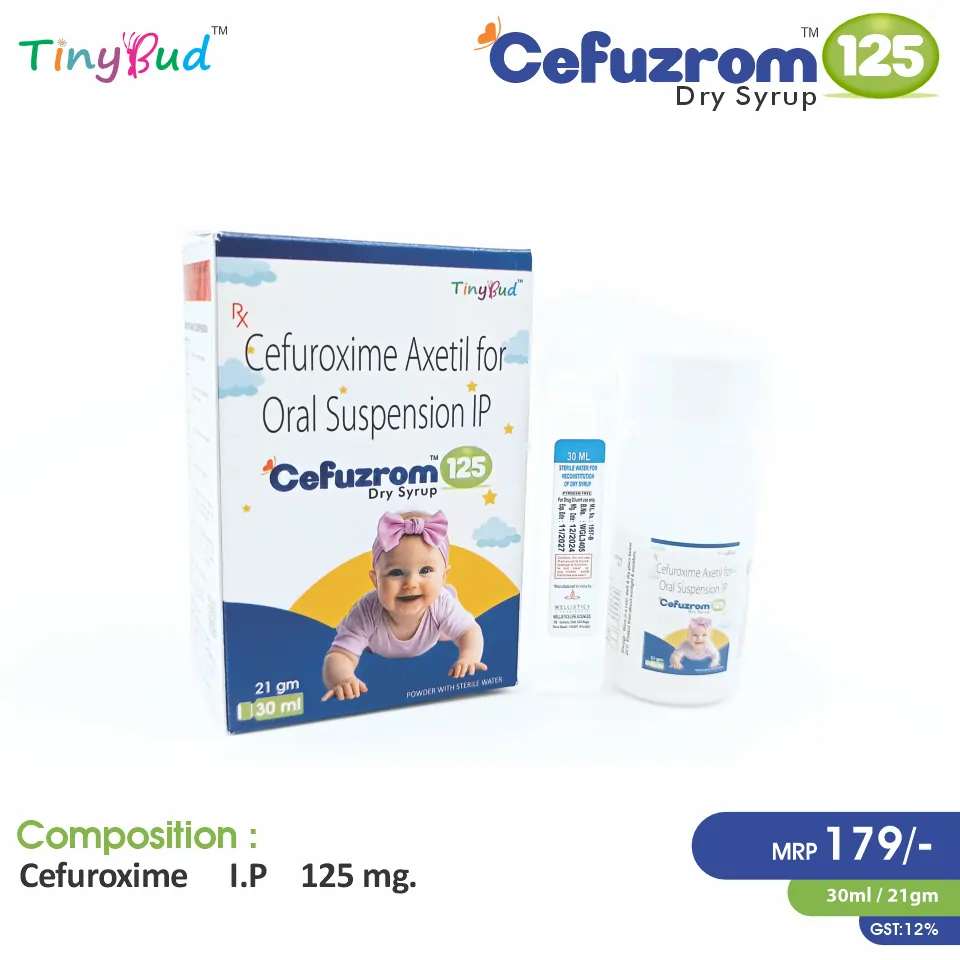 Cefuroxime (125mg) – Cefuzrom Dry Syrup