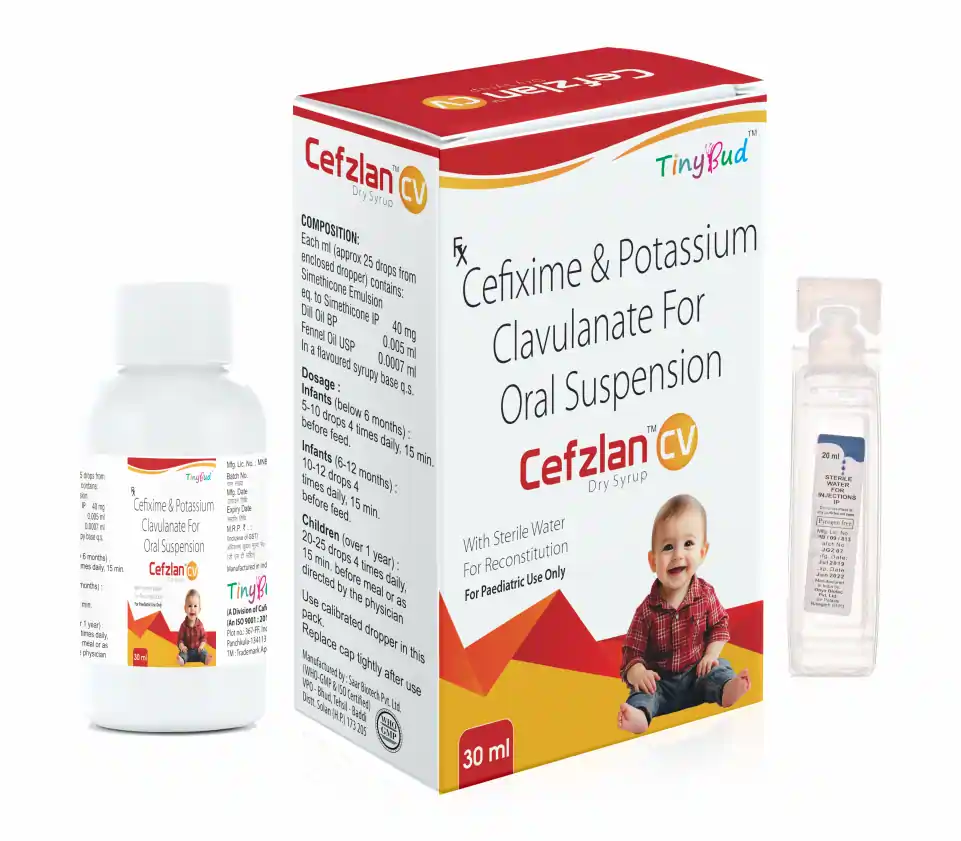 Cefzlan 100 Dry Syrup (Cefixime 100mg/5ml)