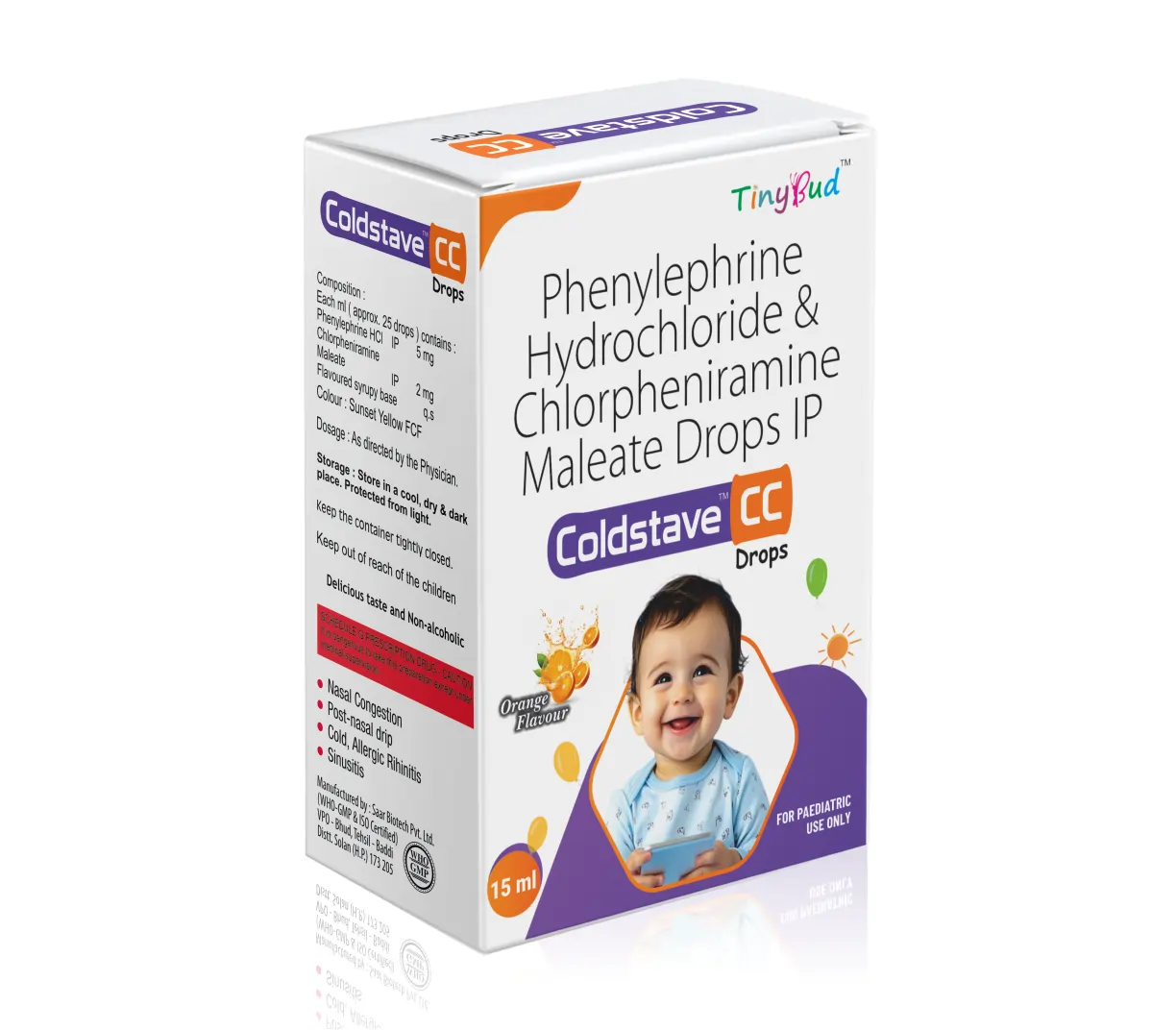 Coldstave CC Drops (Chlorpheniramine Maleate 2mg + Phenylephrine 5mg)