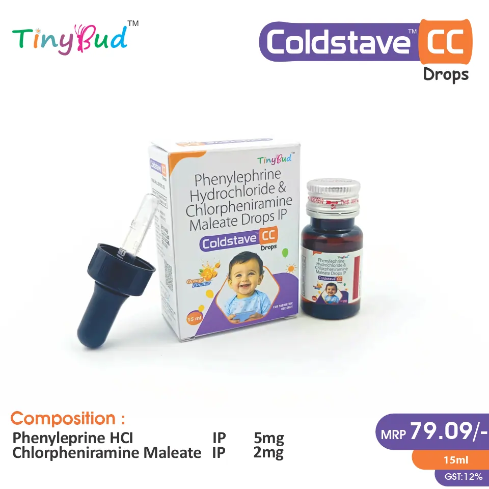 Coldstave CC Drops (Chlorpheniramine Maleate 2mg + Phenylephrine 5mg)