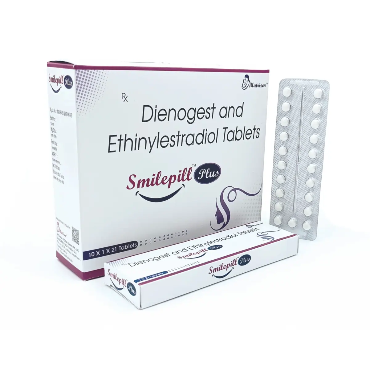 Smilepill Plus Tablet (Ethinyl Estradiol 0.03mg + Dienogest 2mg)