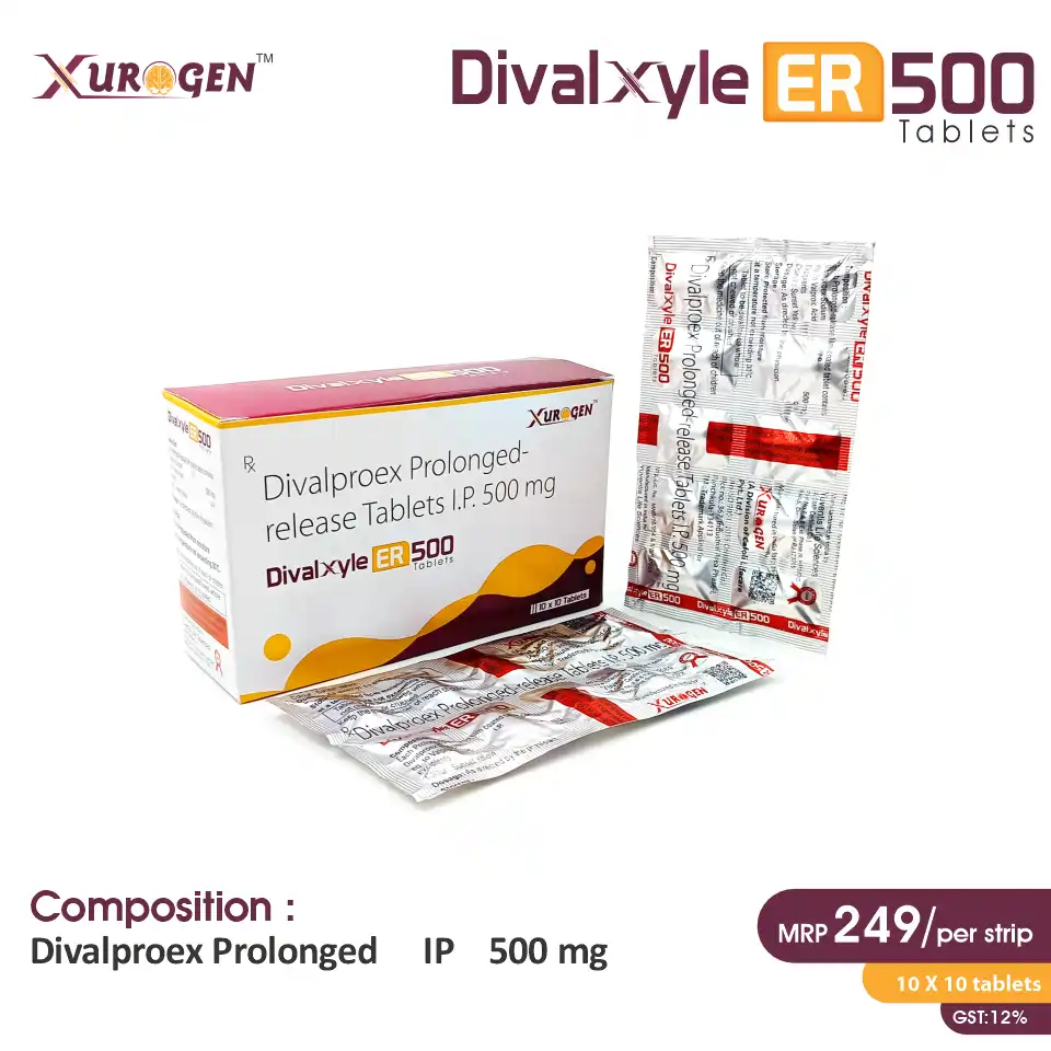 (Divalproex (500mg) Prolonged Release )Divalxyle ER 500 Tablet