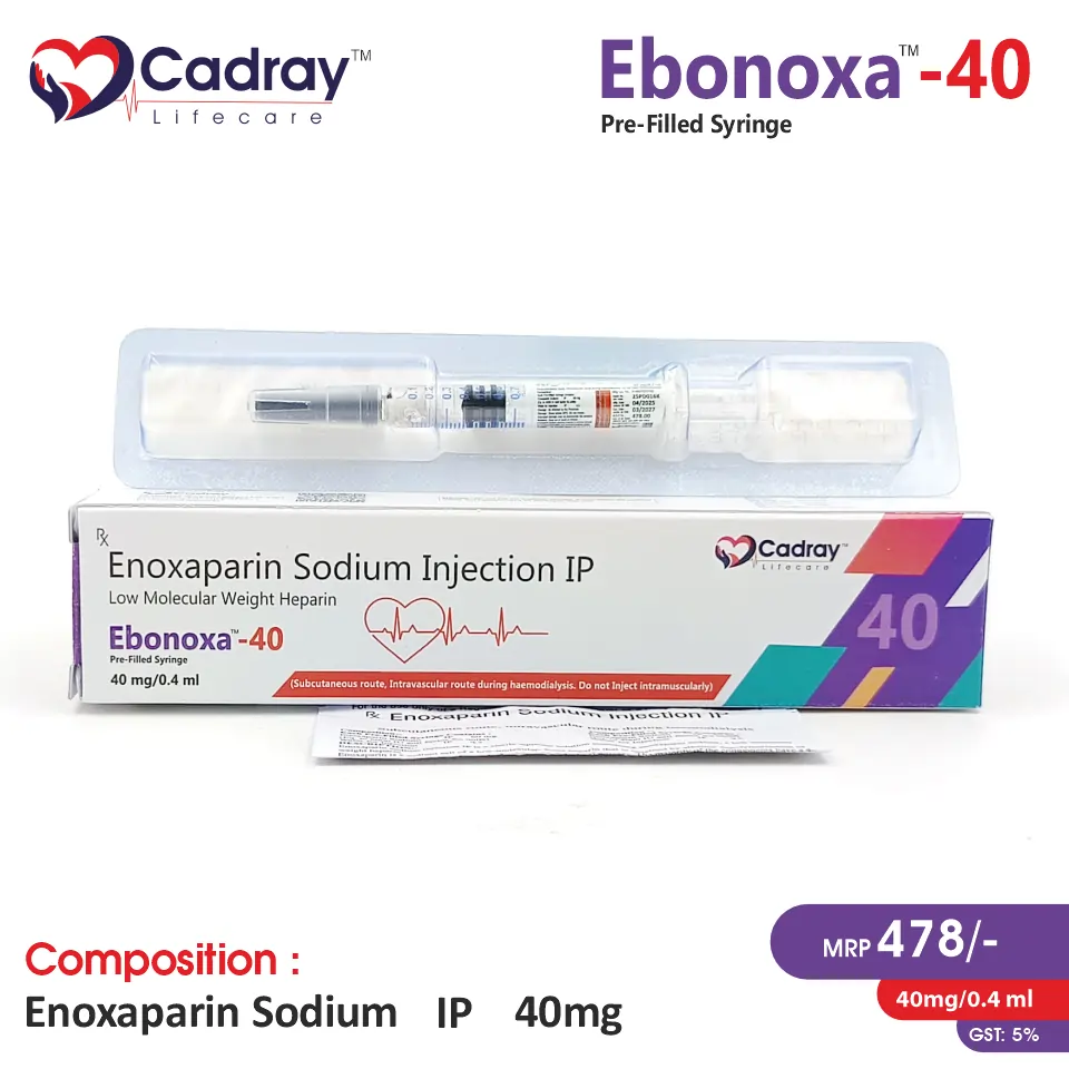 Enoxaparin (40mg) – Ebonoxa 40 Injection