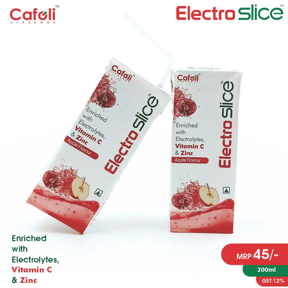 ORS -Apple Flavour - Electroslice ORS Tetra Pack