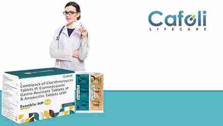 Esoable HP Kit Tablet (Amoxycillin 750mg + Clarithromycin 500mg ...