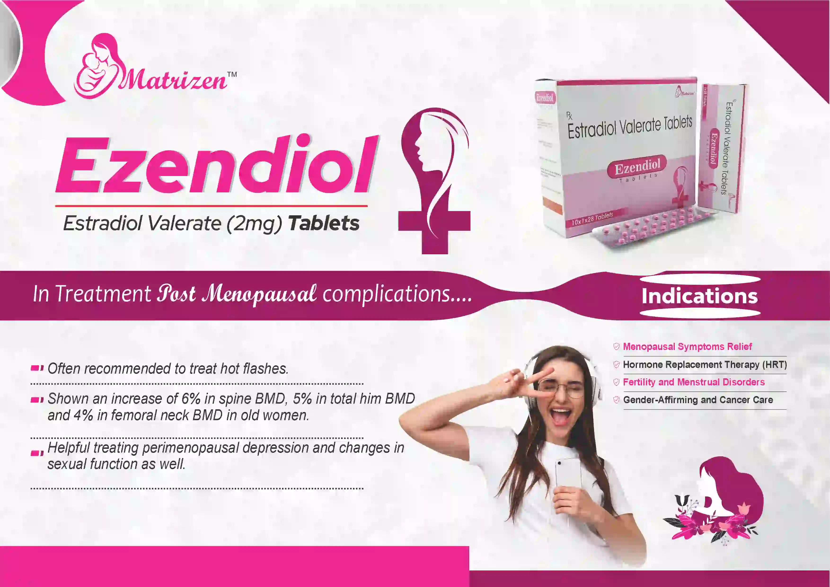 Ezendiol Tablet (Estradiol 2mg)
