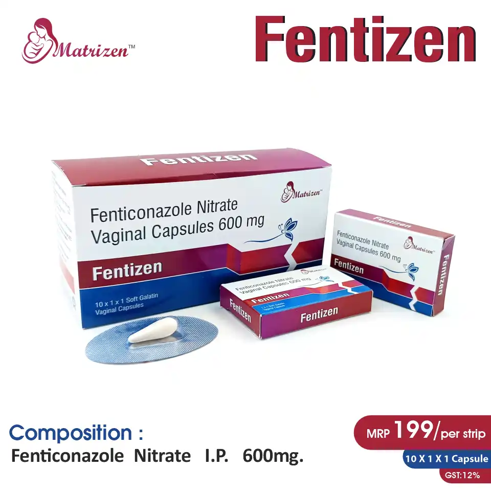 Fenticonazole Nitrate Vaginal Pesseries 600mg Fentizen Softgel