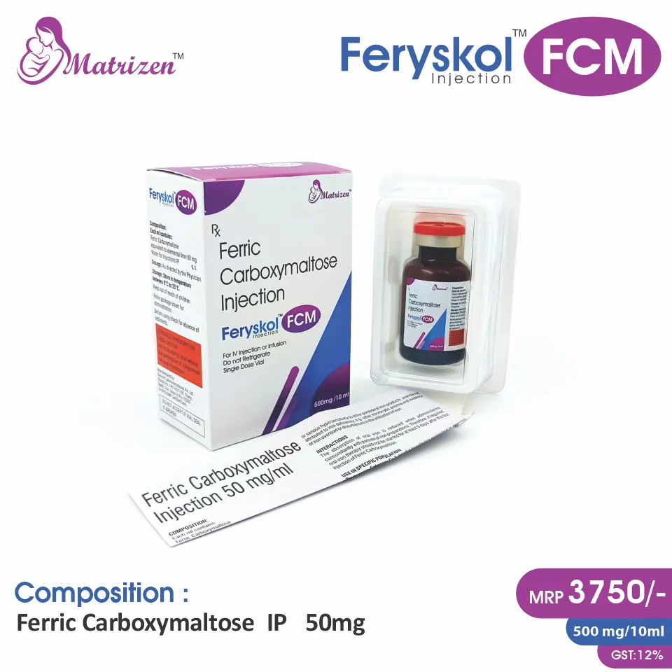 Ferric Carboxymaltose (500mg) – Feryskol FCM Injection