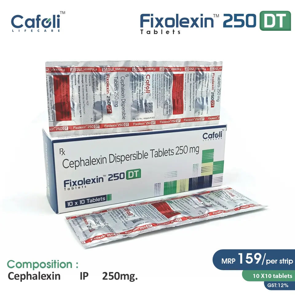 Cefalexin (250mg) – Fixolexin 250 Tablet