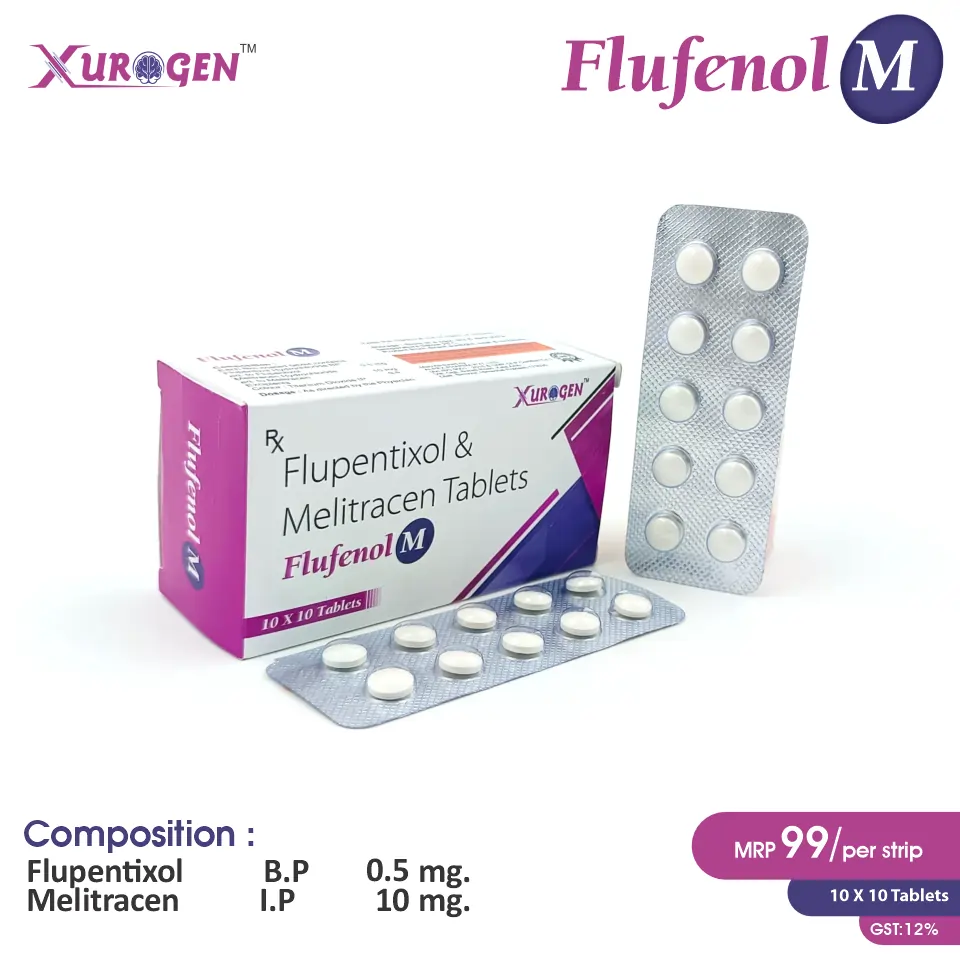 (Flupenthixol (0.5mg) + Melitracen (10mg))Flufenol M Tablet