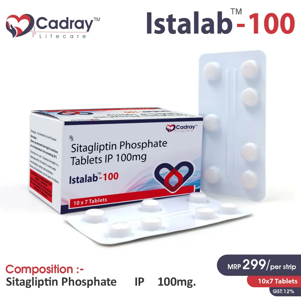 Sitagliptin Phosphate I.P. 100mg Tablets Istalab 100 Tablet