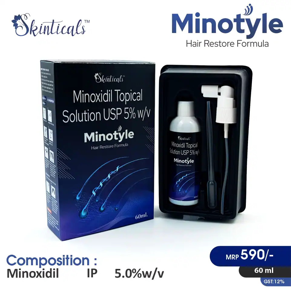 Minoxidil 5% Solution Minotyle Hair Solution