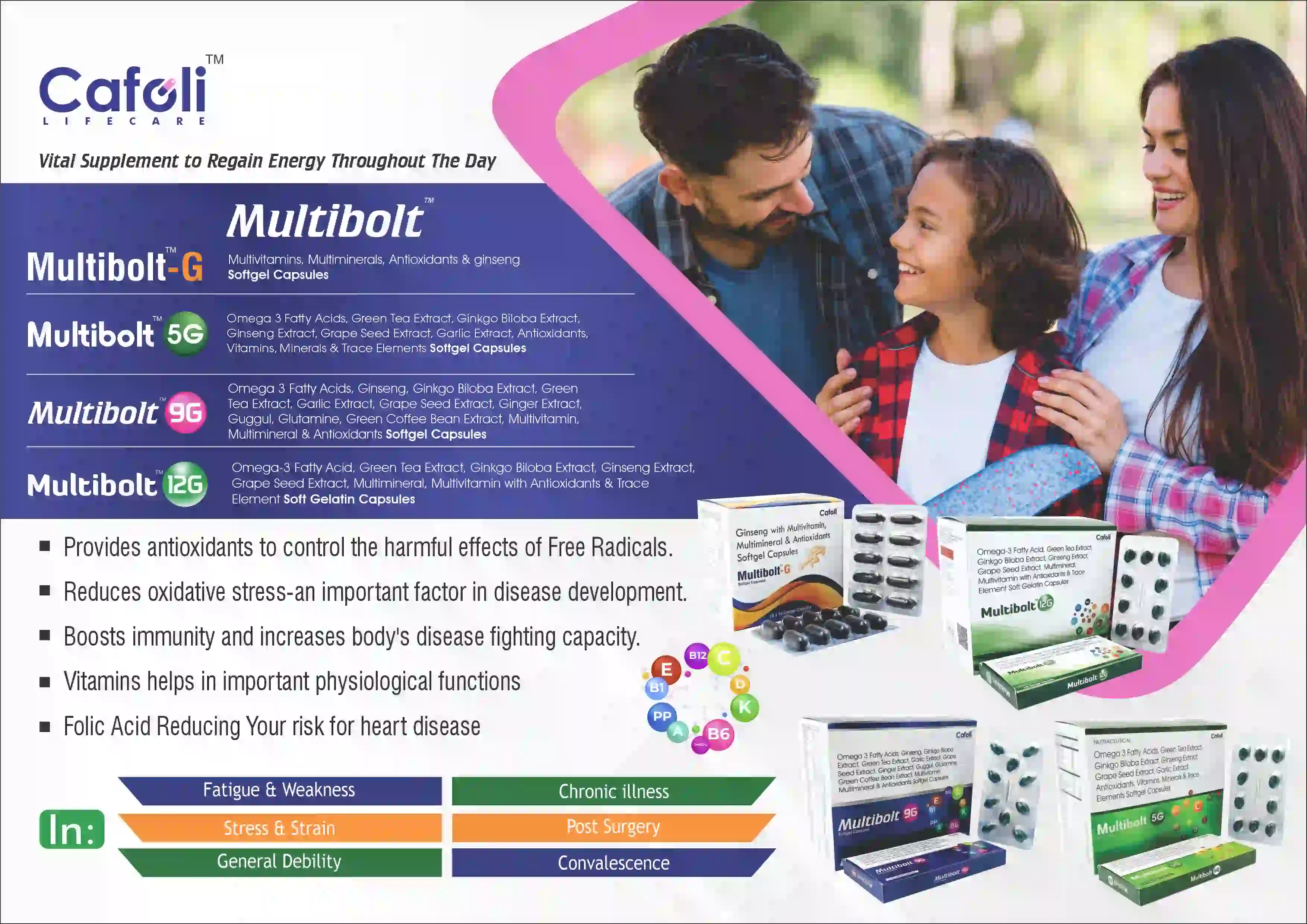 Multibolt 5G Softgel (Ginseng 42.5mg + Ginkgo Biloba 20mg + Green Tea ...