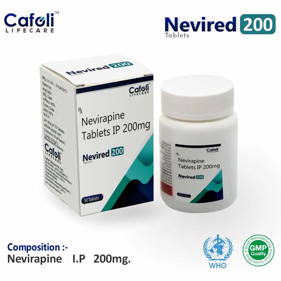 Nevired 200 Tablet | Nevirapine 200mg | Antiretroviral HIV Therapy