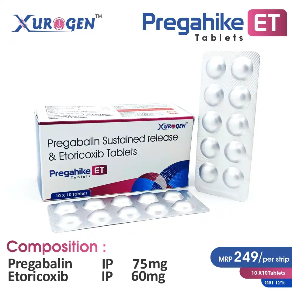 Pregahike ET Tablet (Pregabalin 75mg + Etoricoxib 60mg)