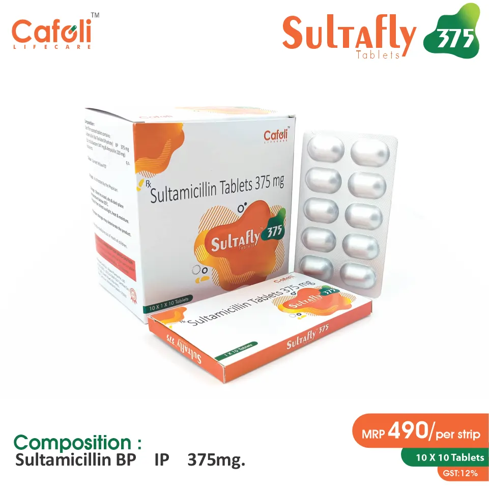 (Sultamicillin tosilate (375mg)) Sultafly 375 Tablet