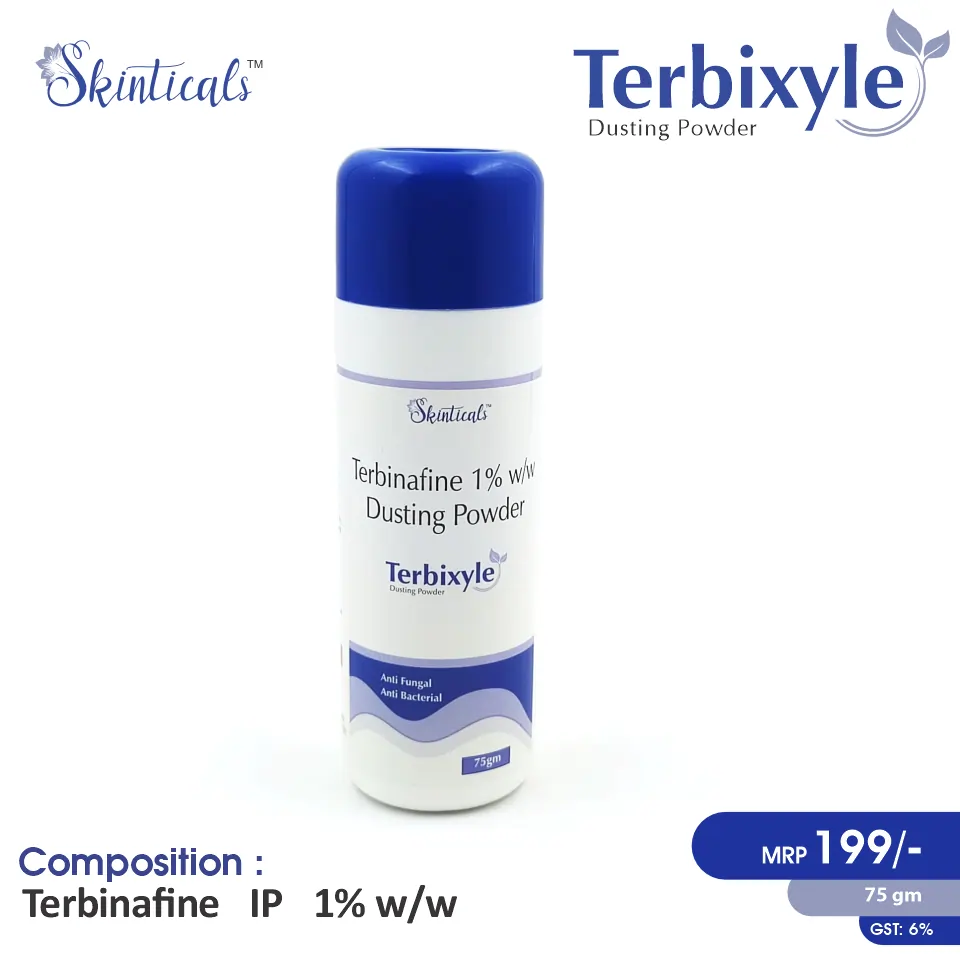 Terbixyle Dusting Powder (Terbinafine (1% w/w) Dusting powder)