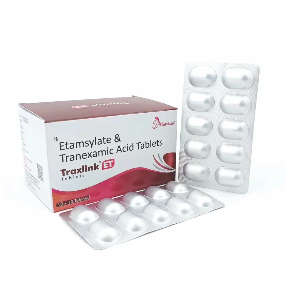 Tranexamic Acid 250mg + Ethamsylate 250mg (Traxlink ET)