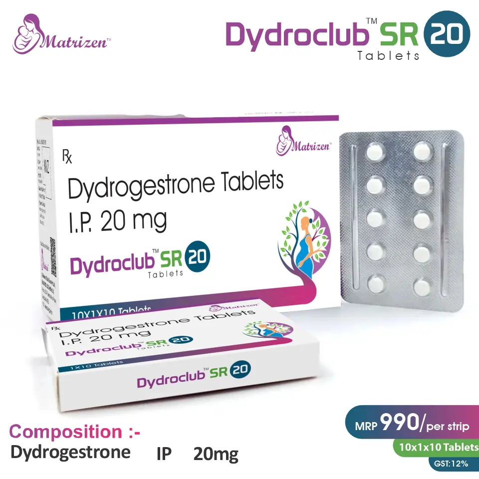 Dydrogesterone (20mg) SR dydroclub 20 SR